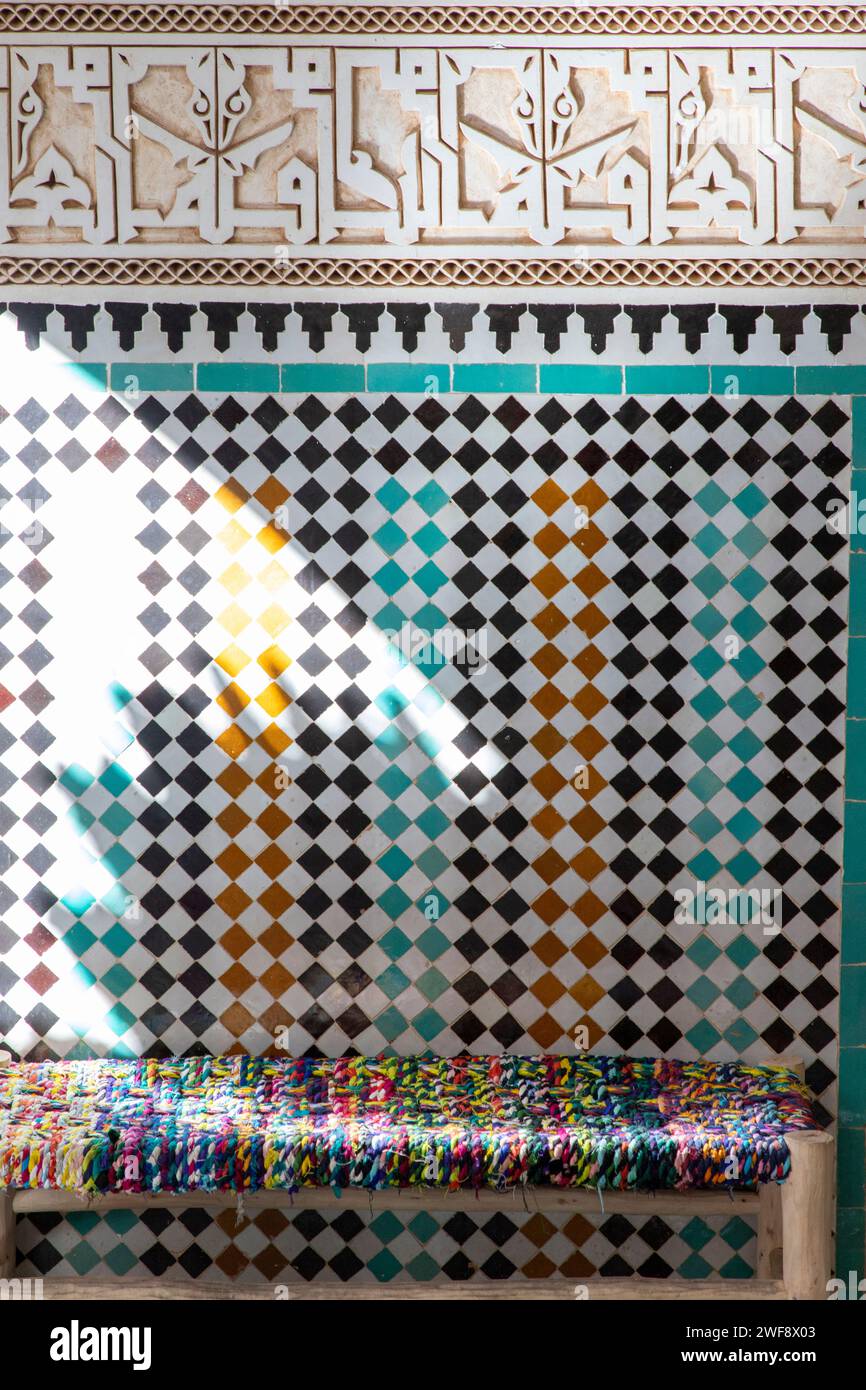 Morocco Marrakech Marrakesh medina medersa Madrassa Ali Ben Youssef ...