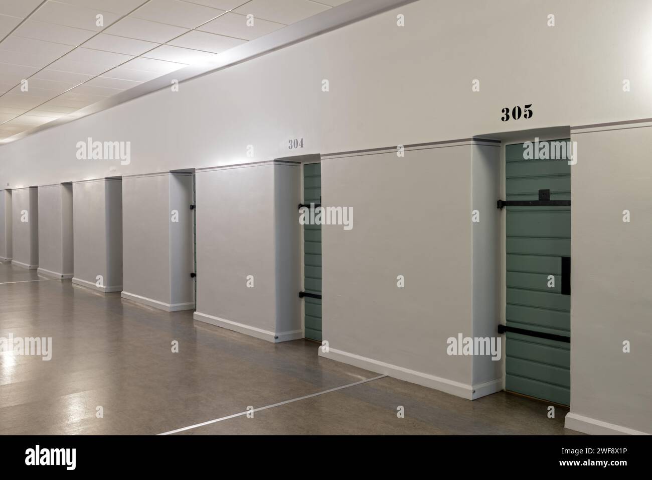 Prison corridor indoor hi-res stock photography and images - Alamy
