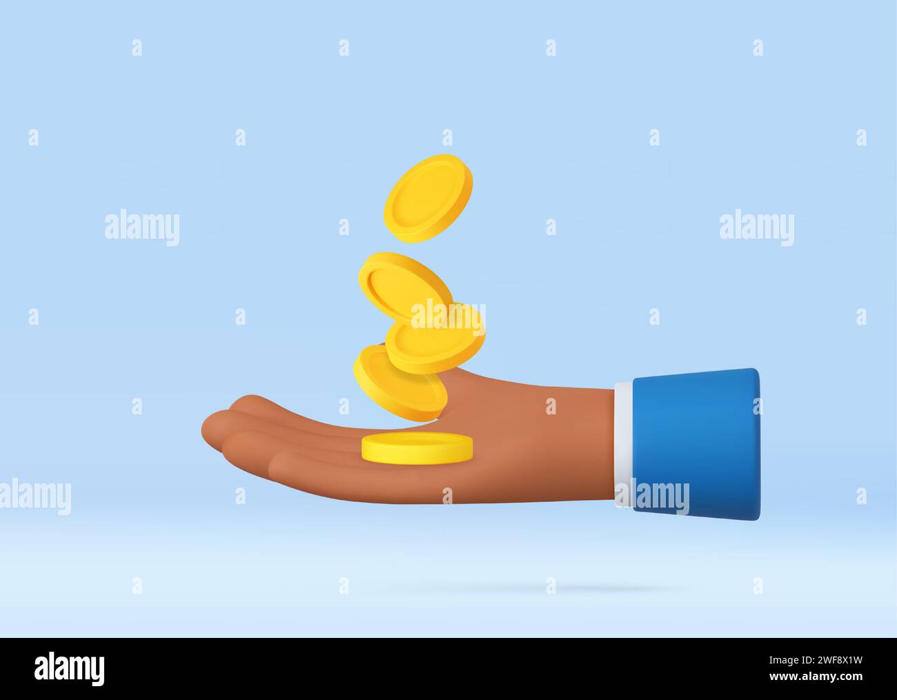 Flying money emoji Stock Vector Images - Alamy