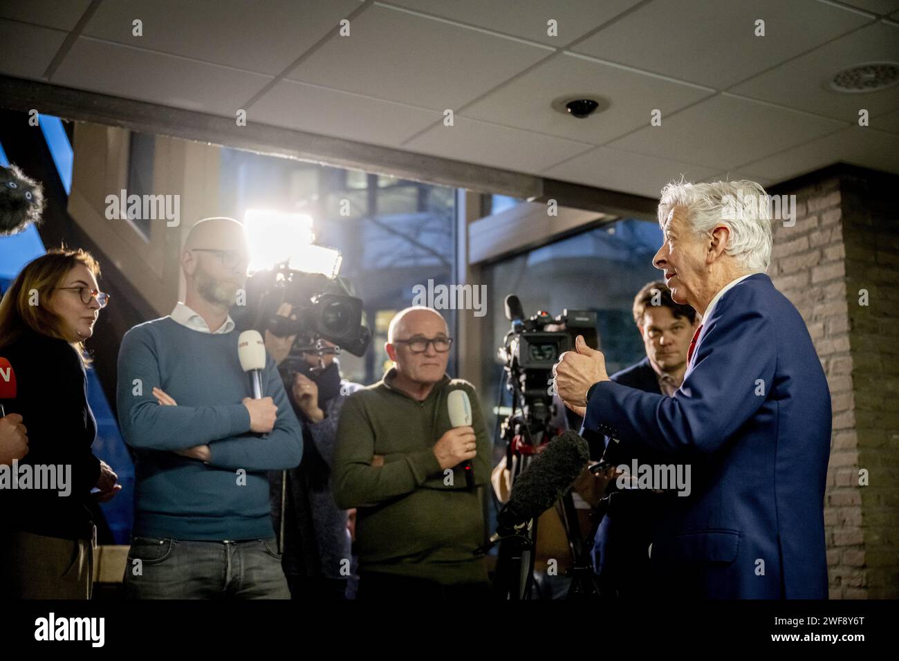 THE HAGUE - Informer Ronald Plasterk after a conversation with the ...