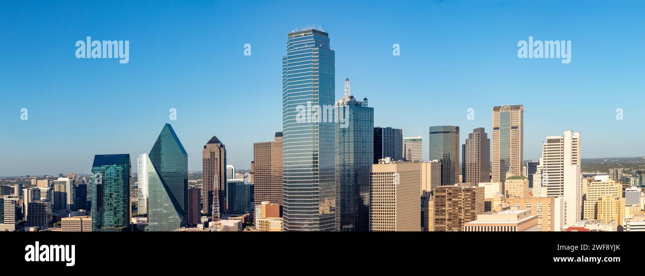 scenic skyline in late afternoon in Dallas, Texas, USA Stock Photo - Alamy