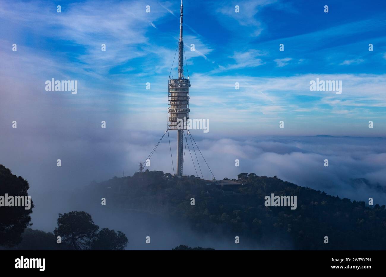 Norman Foster designed Torre de Collserola Communications Tower ...