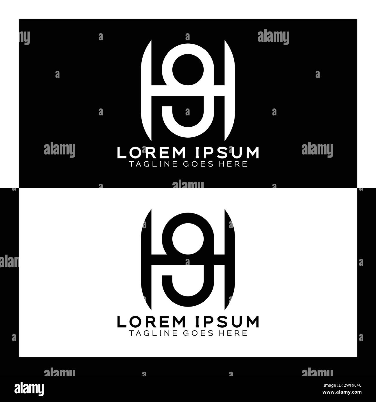 HG initial letter logo. Alphabet H and G pattern design monogram Stock ...