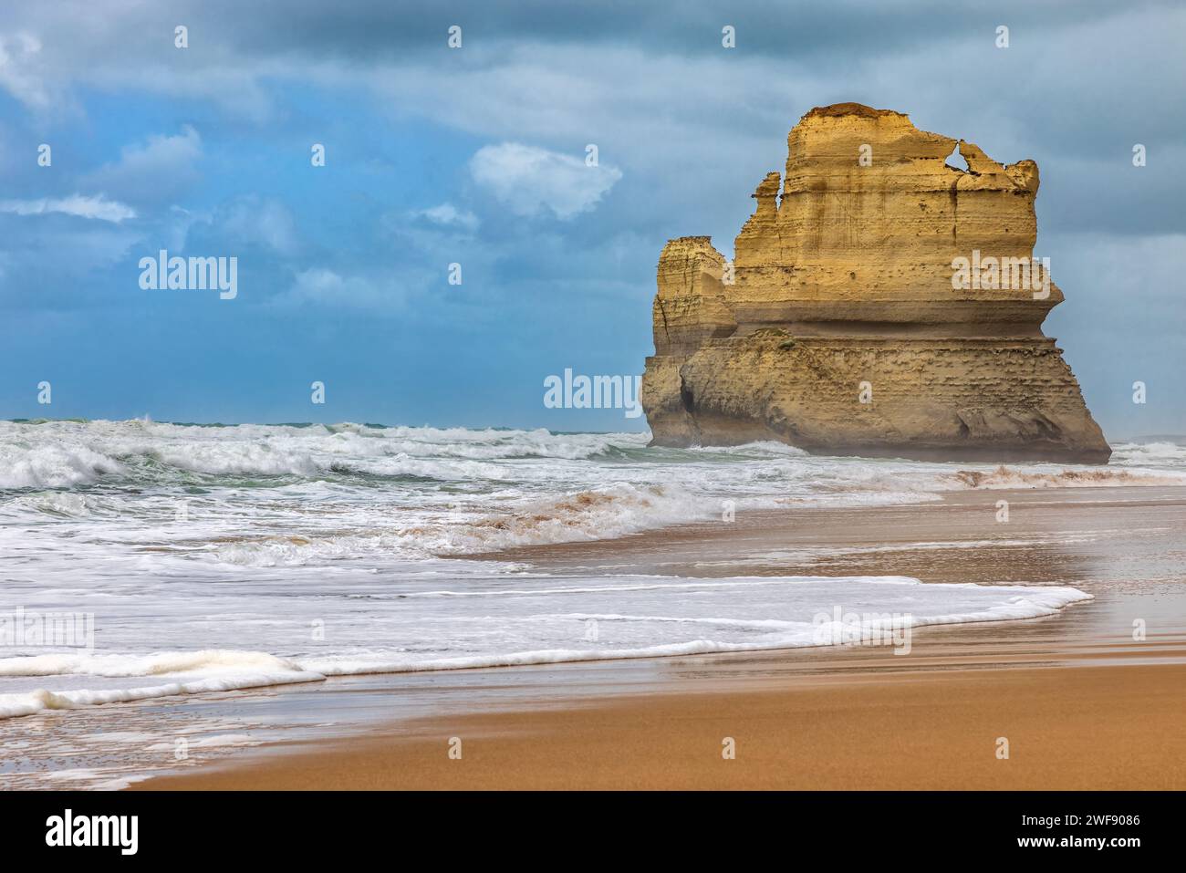 One of the Twelve Apostles on the Great Ocean Road, Australia. These ...