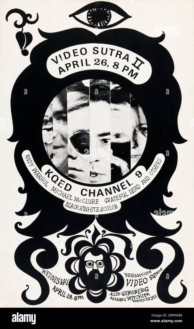 Grateful Dead, Andy Warhol 1967 KQED "Video Sutra II" - TV Appearance ...