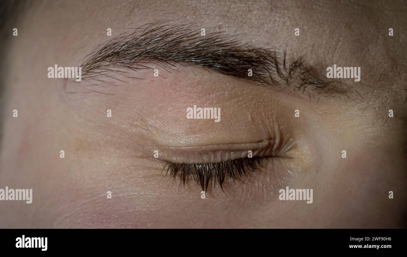 Human close up eye hi-res stock photography and images - Alamy