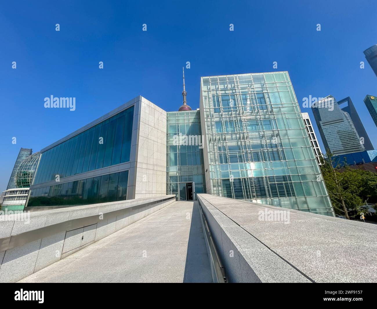 Shanghai, China, Wide Angle View, Skyline, City Center, Modern ...
