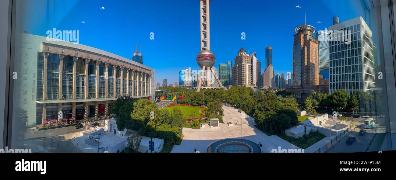 Shanghai, China, Panoramic View, Skyline, City Center, Modern ...