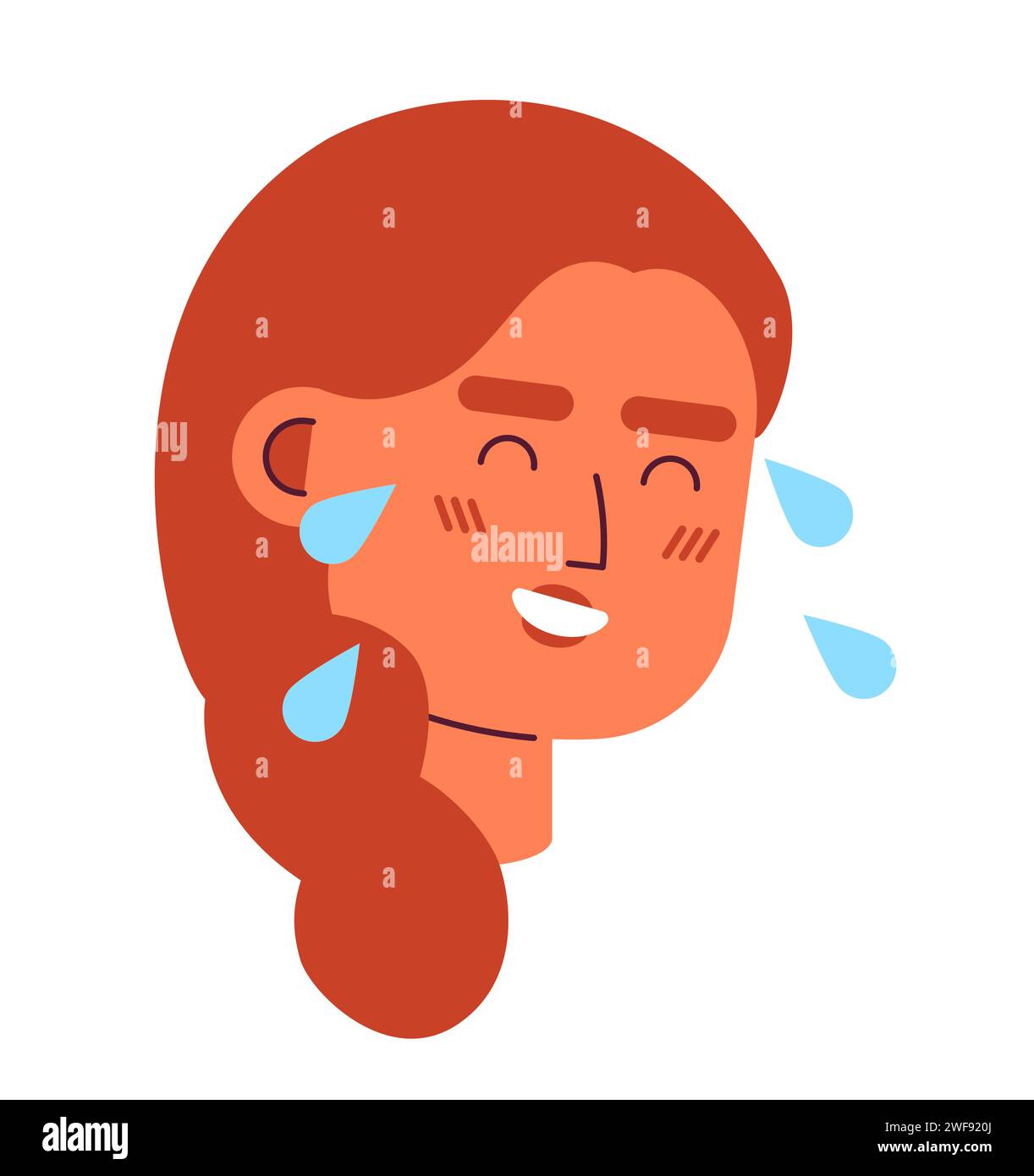 Woman tears cartoon hi-res stock photography and images - Alamy