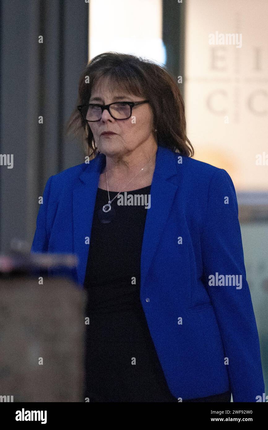 Former Cabinet Secretary for Health and Sport Jeane Freeman leaves the ...