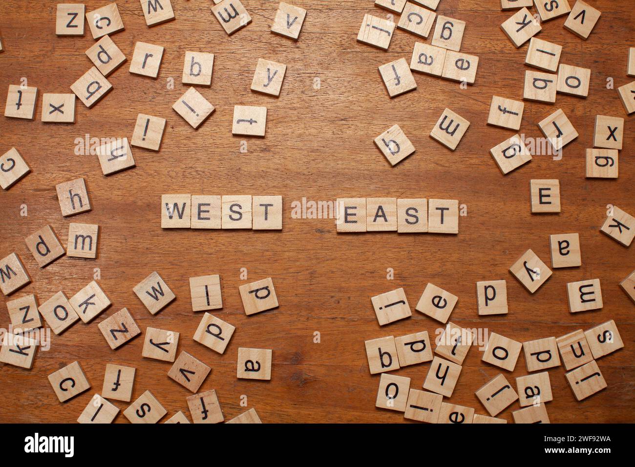 East west differences hi-res stock photography and images - Alamy