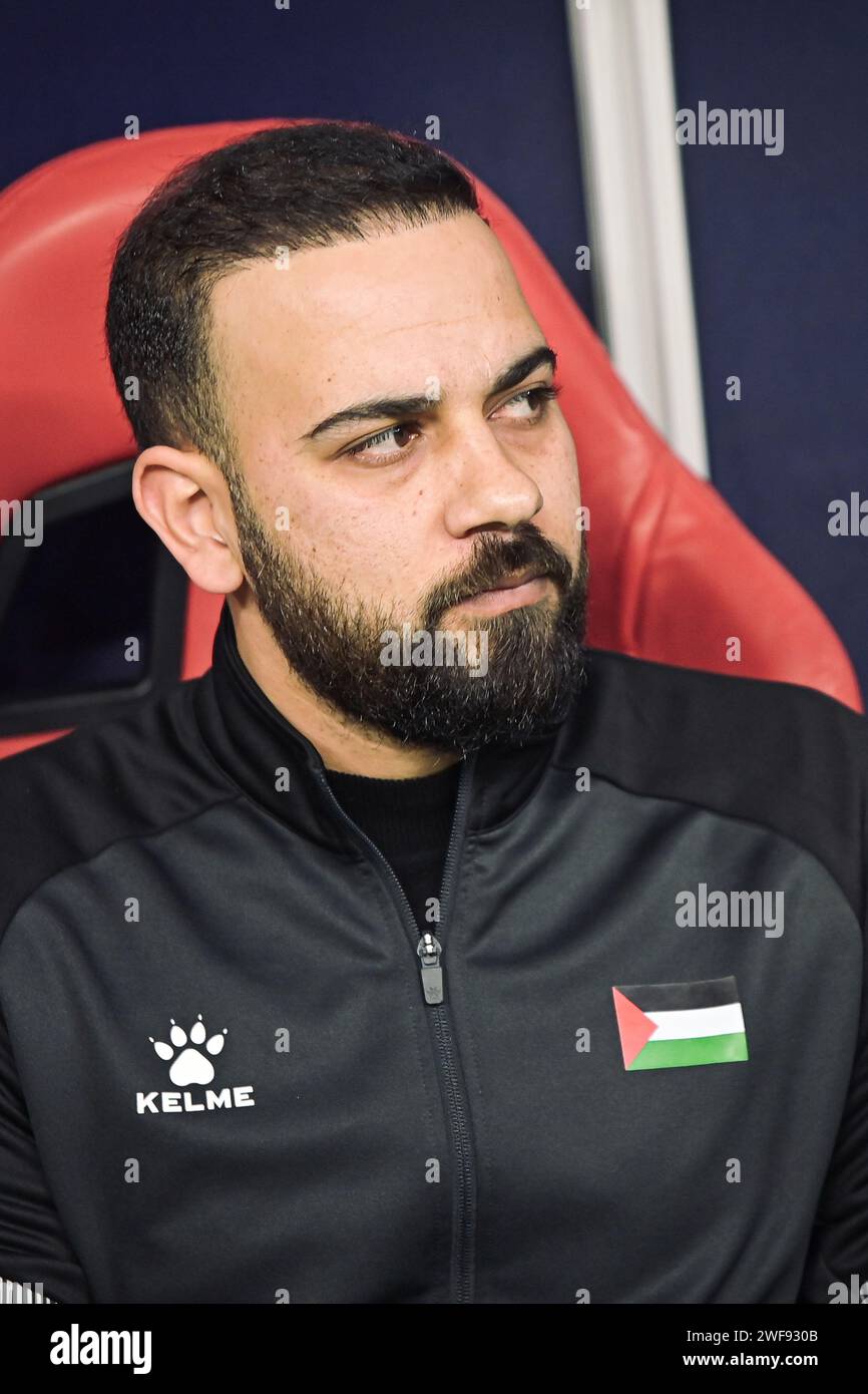 Al Khor, Qatar. 29 January, 2024. QATAR VS PALESTINE：ROUND OF 16 - AFC ...
