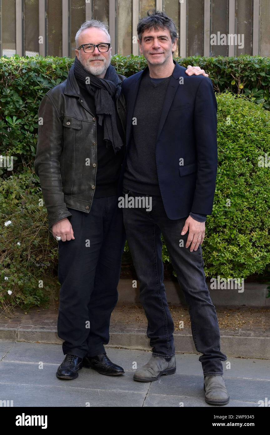 Ago Panini und Luca Lucini beim Photocall zur Rai TV-Serie Mameli in ...