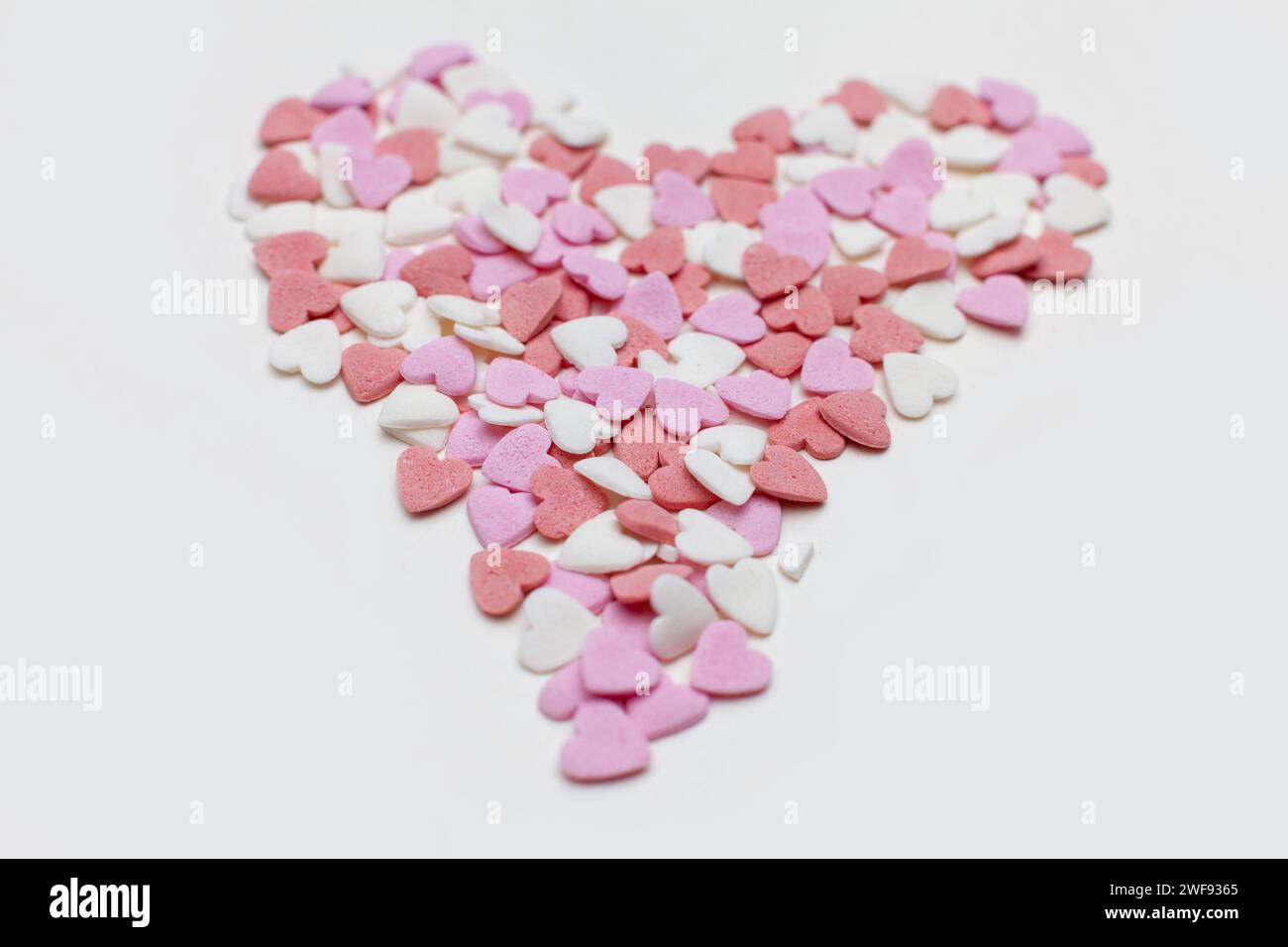 Many small white hearts hi-res stock photography and images - Alamy