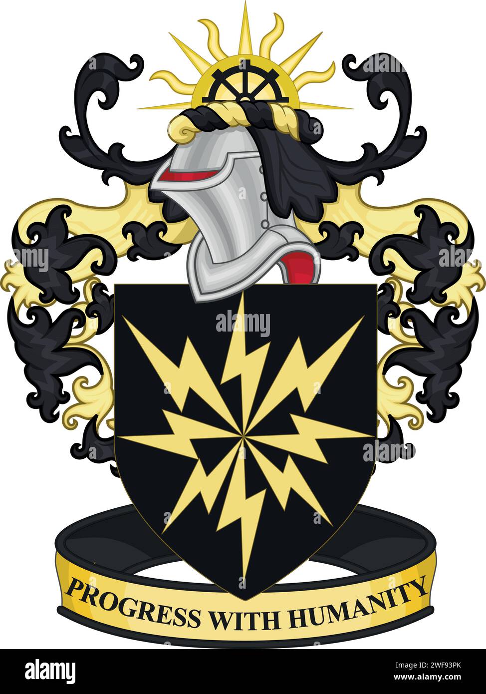 Coat of arms of the BOROUGH OF HARINGEY, LONDON Stock Vector Image ...