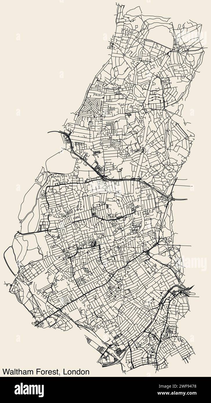 Waltham map hi-res stock photography and images - Alamy