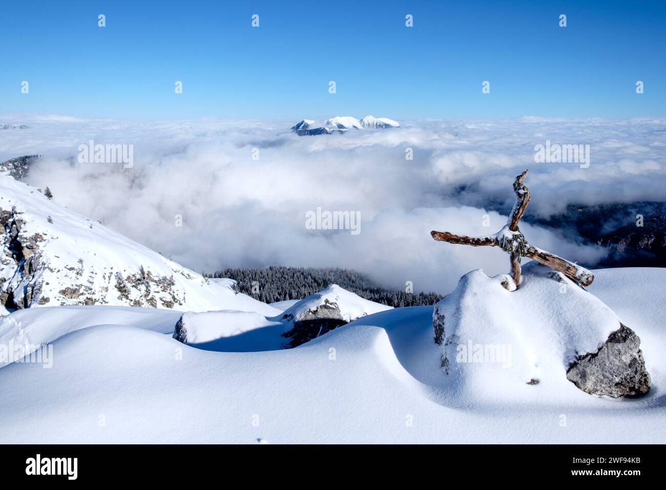 Cross mountain in magical hi-res stock photography and images - Alamy