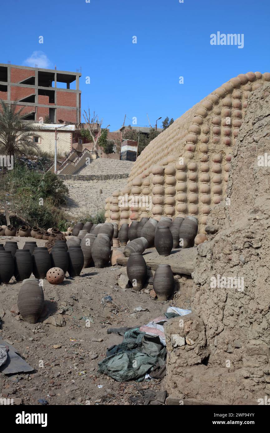 pottery, buildings, valley in a village Stock Photo - Alamy
