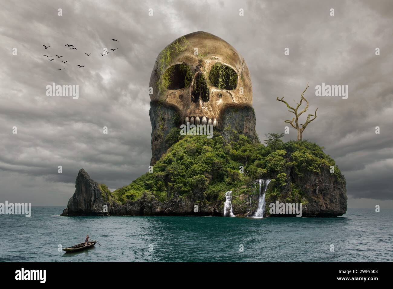 Rock like human skull hi-res stock photography and images - Alamy