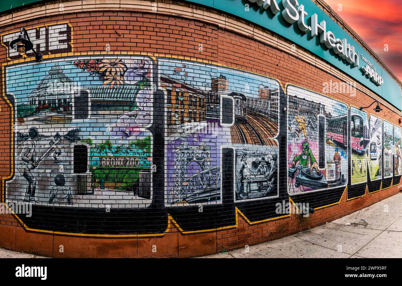 Photograph of one of the most famous graffiti painted on a red brick ...