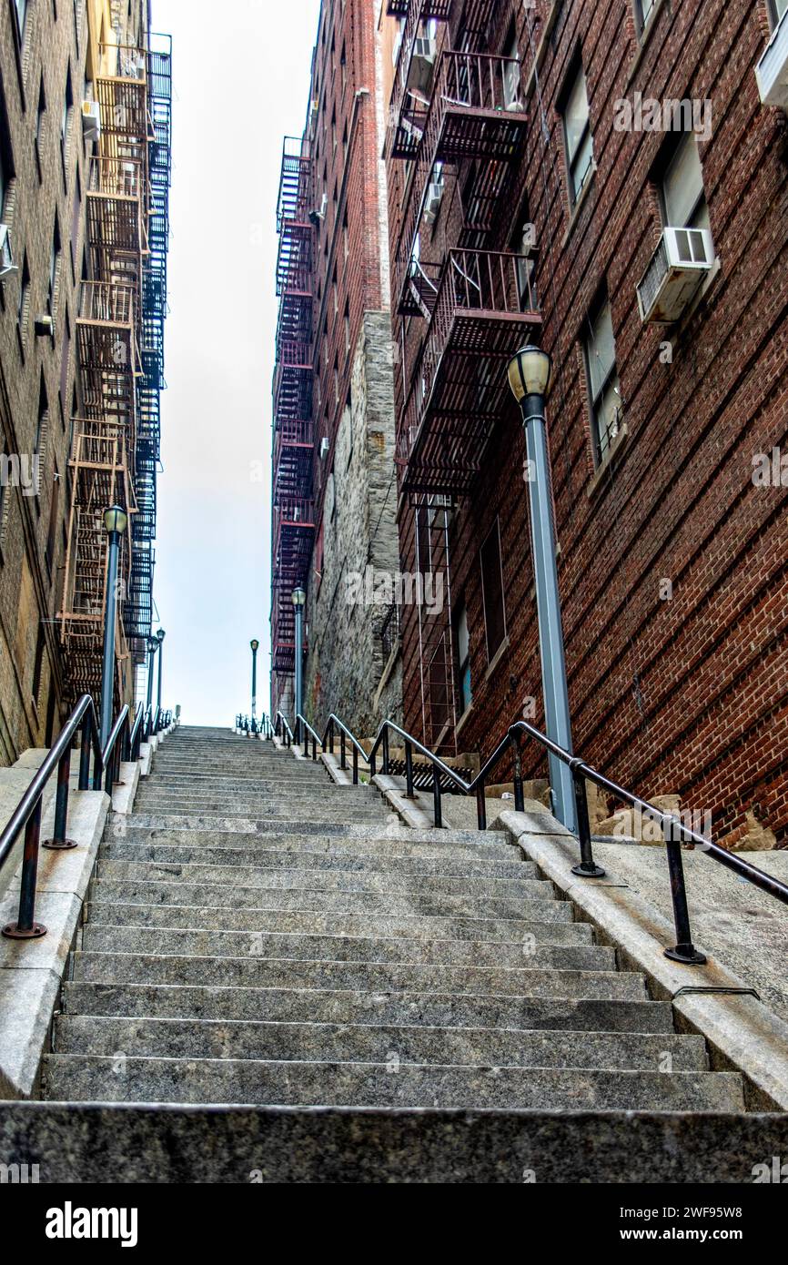 Vertical photo of the Joker stairs in the famous Bronx neighborhood of ...