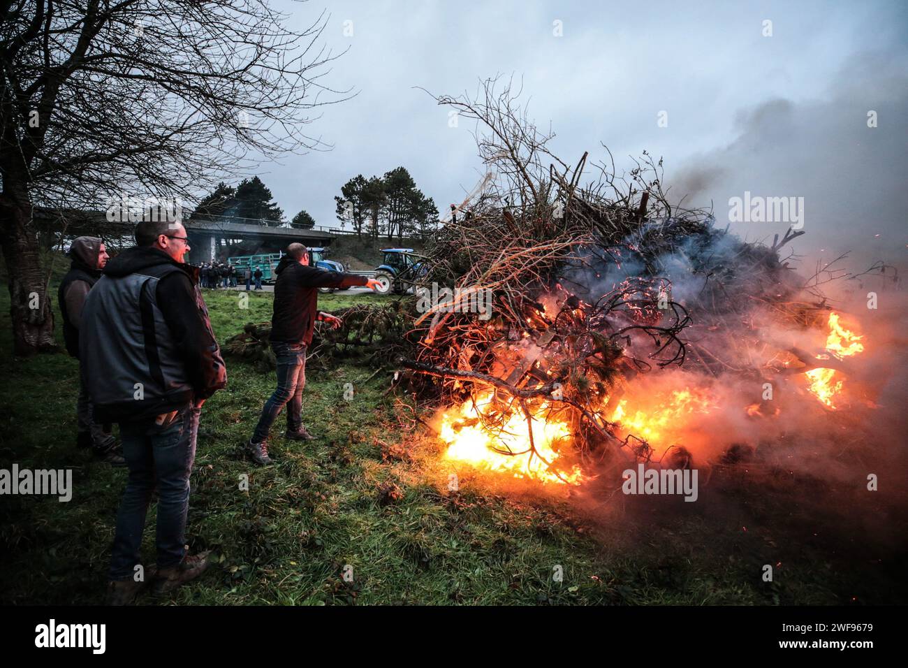 Ploudaniel, France. 29th Jan, 2024. © PHOTOPQR/LE TELEGRAMME/Lionel Le ...