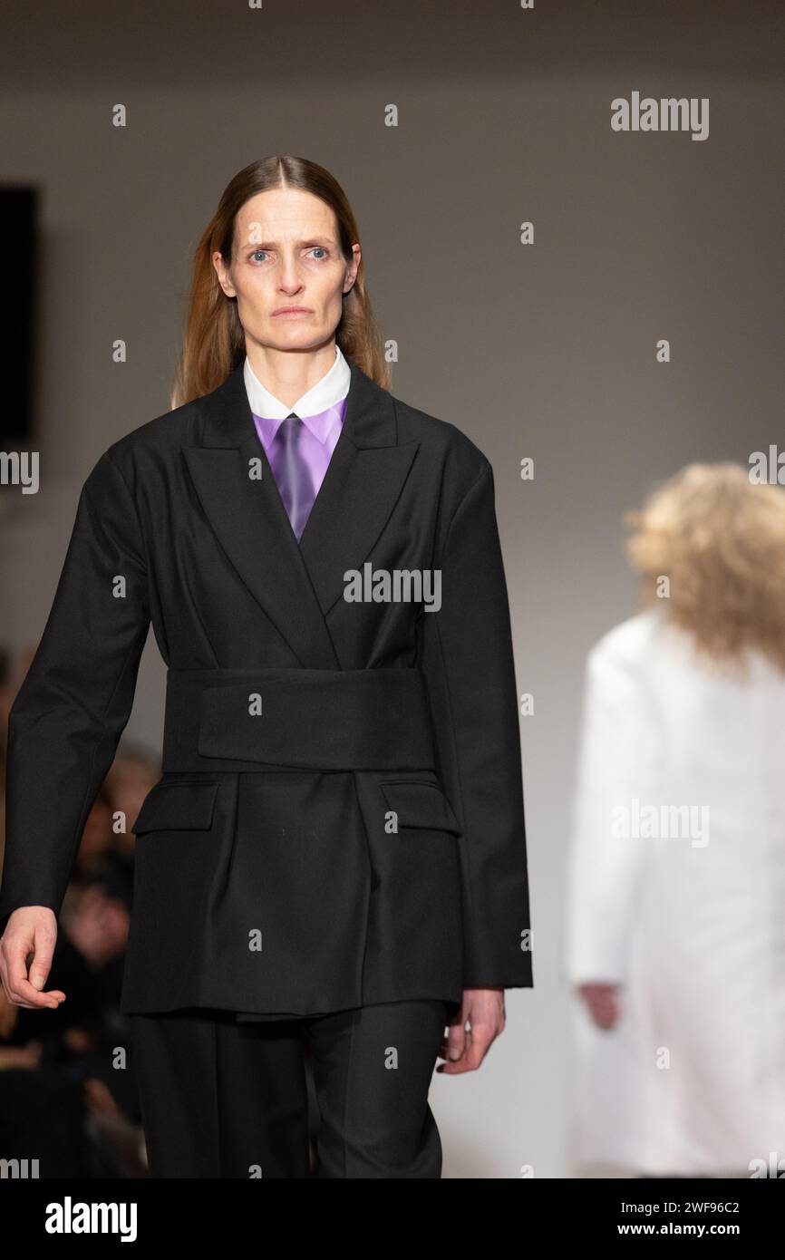 Copenhagen, Denmark. January 29th, 2024. A model on the catwalk at the ...