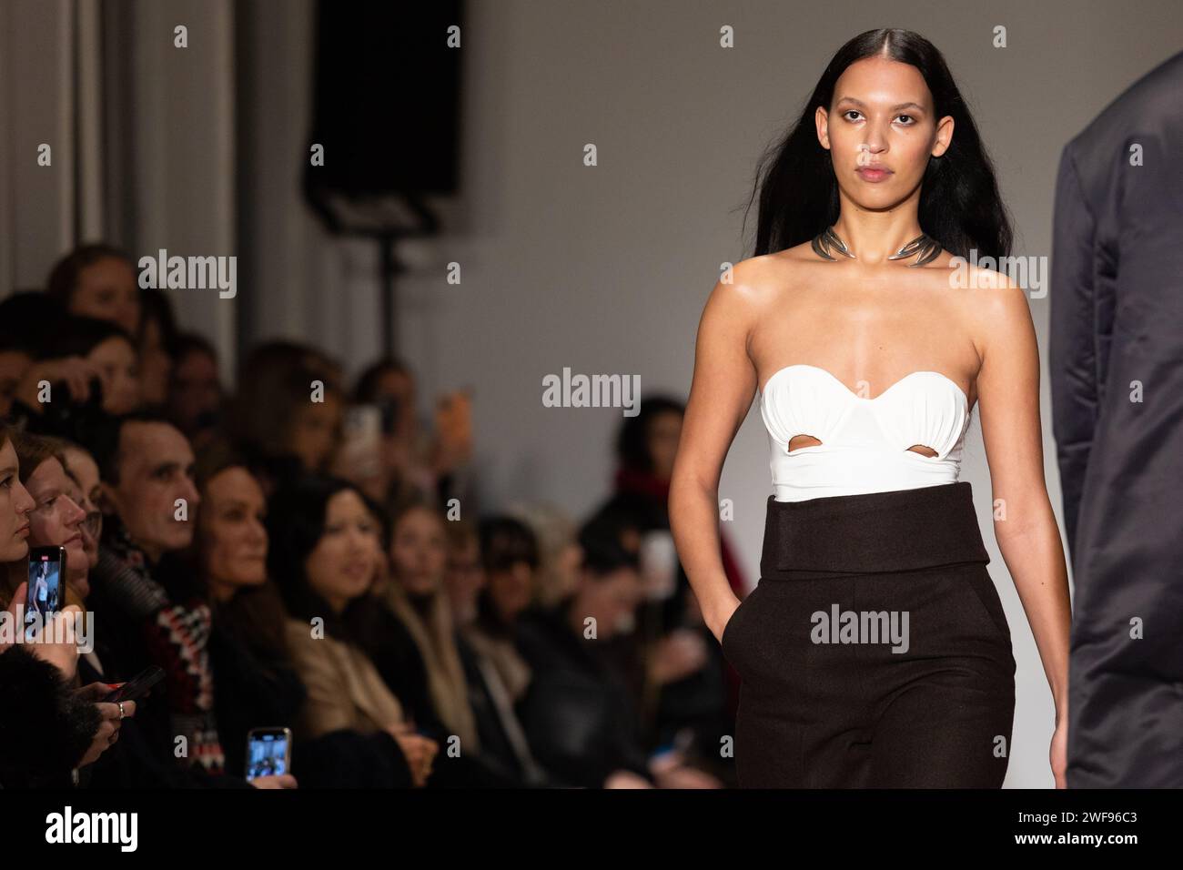 Copenhagen, Denmark. January 29th, 2024. A model on the catwalk at the ...