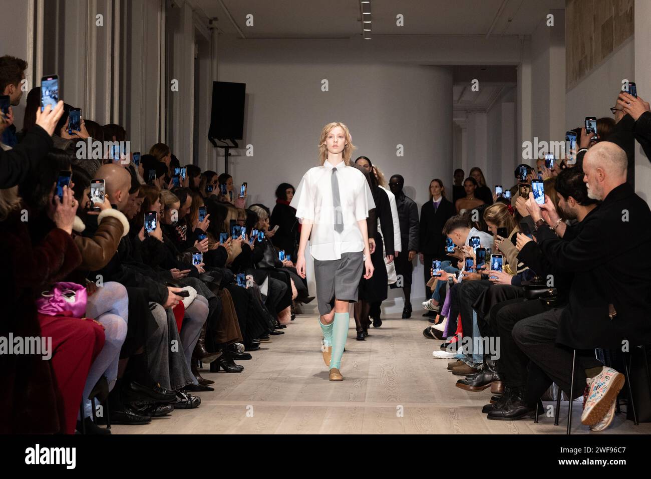 Copenhagen, Denmark. January 29th, 2024. Models on the catwalk at the ...