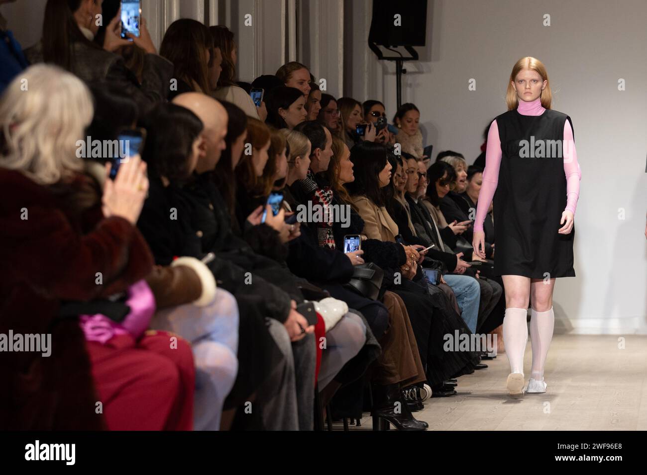 Copenhagen, Denmark. January 29th, 2024. A model on the catwalk at the ...