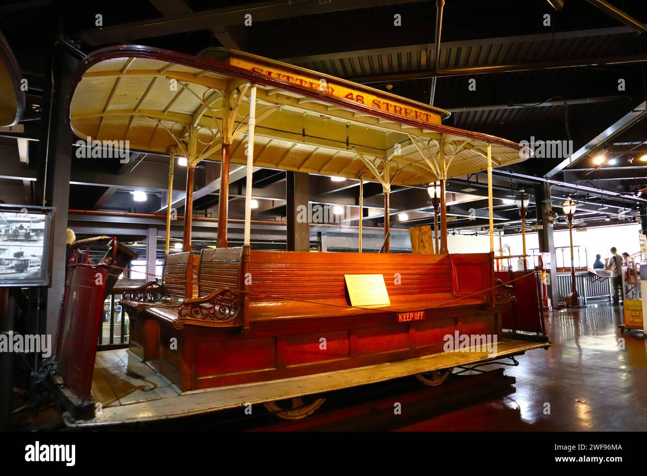 San Francisco, California: Historic CABLE CAR at San Francisco Cable ...