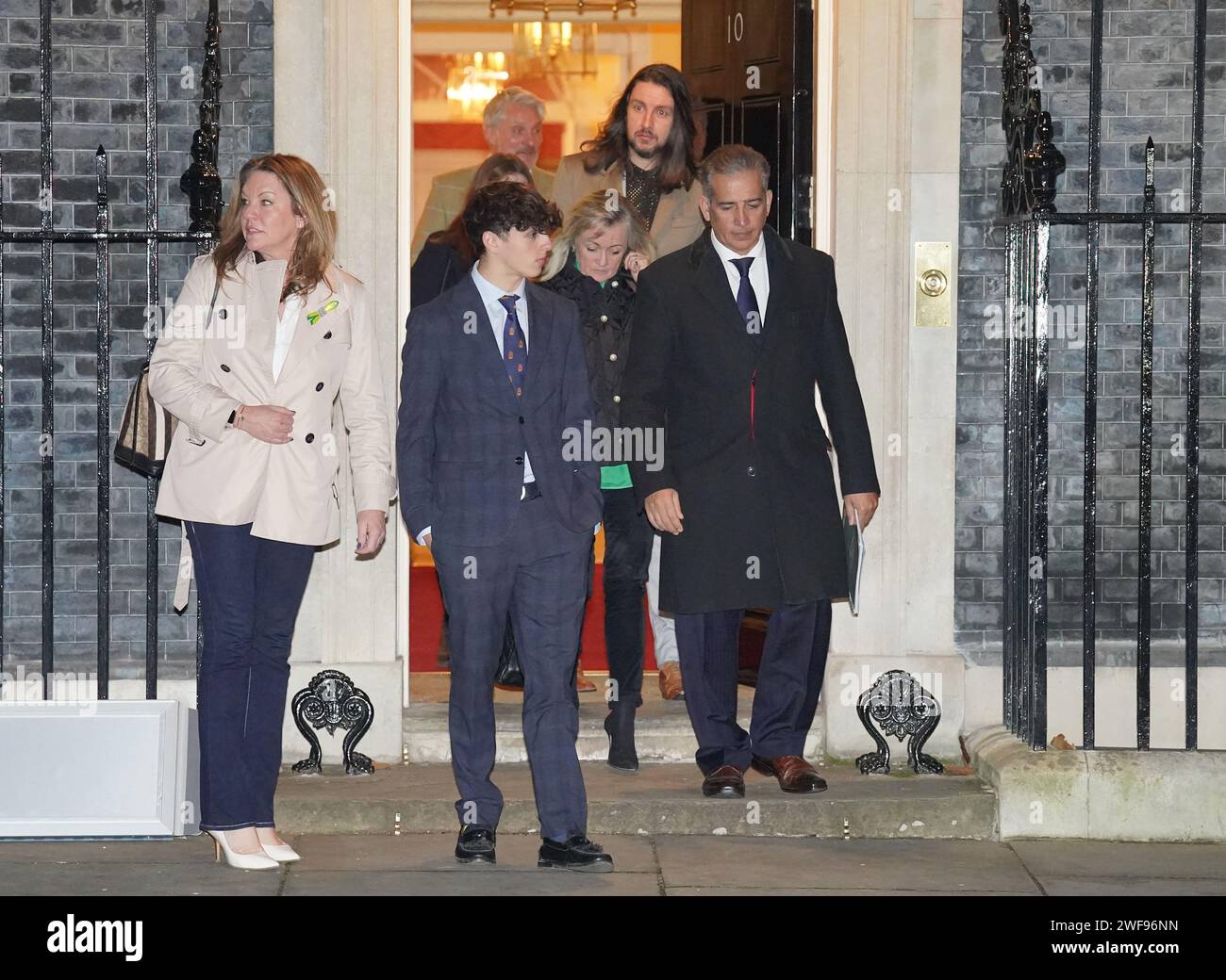 The relatives of the three people, Barnaby Webber, Grace O'Malley Kumar ...