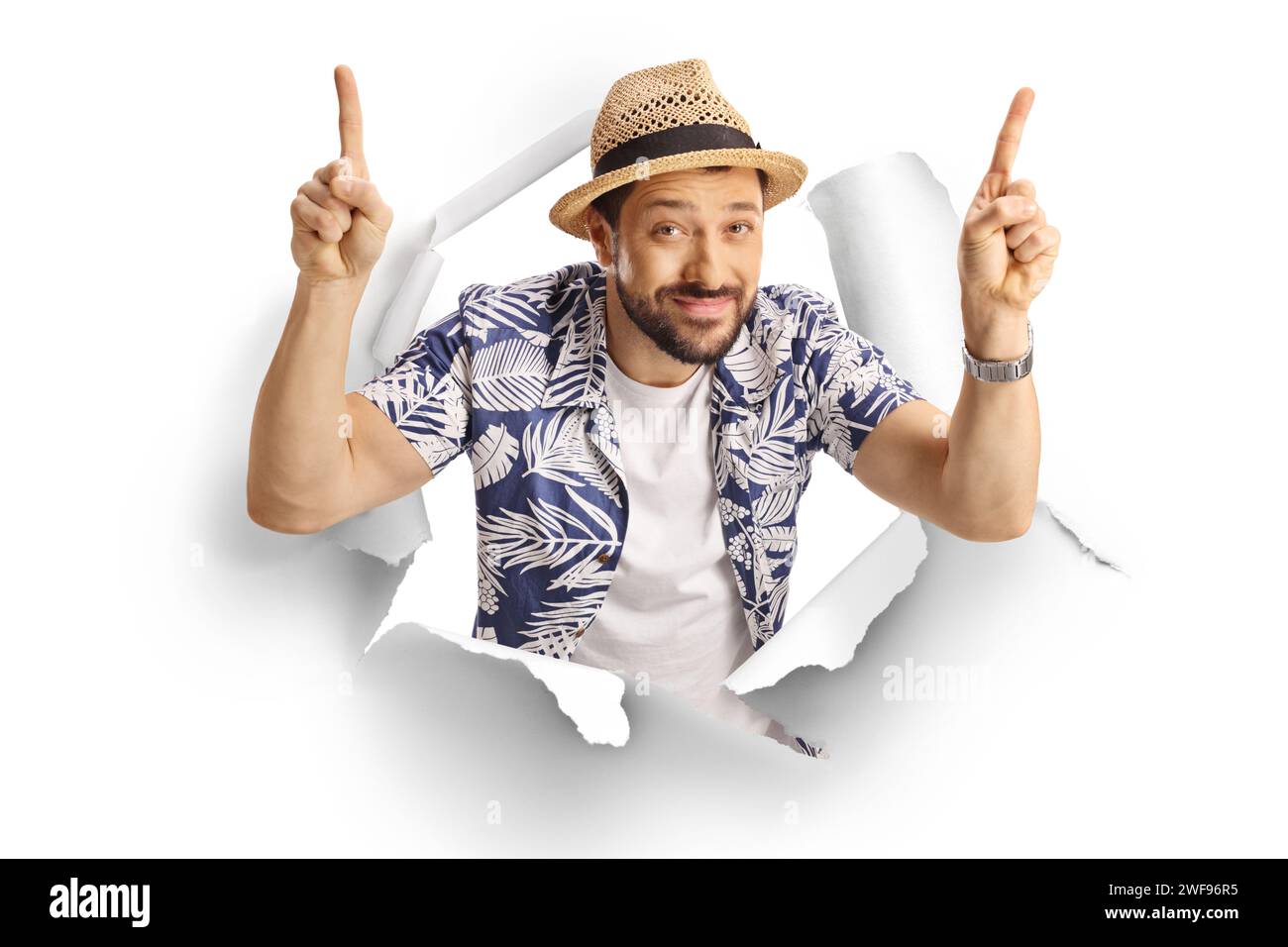 Pointing guy hi-res stock photography and images - Alamy