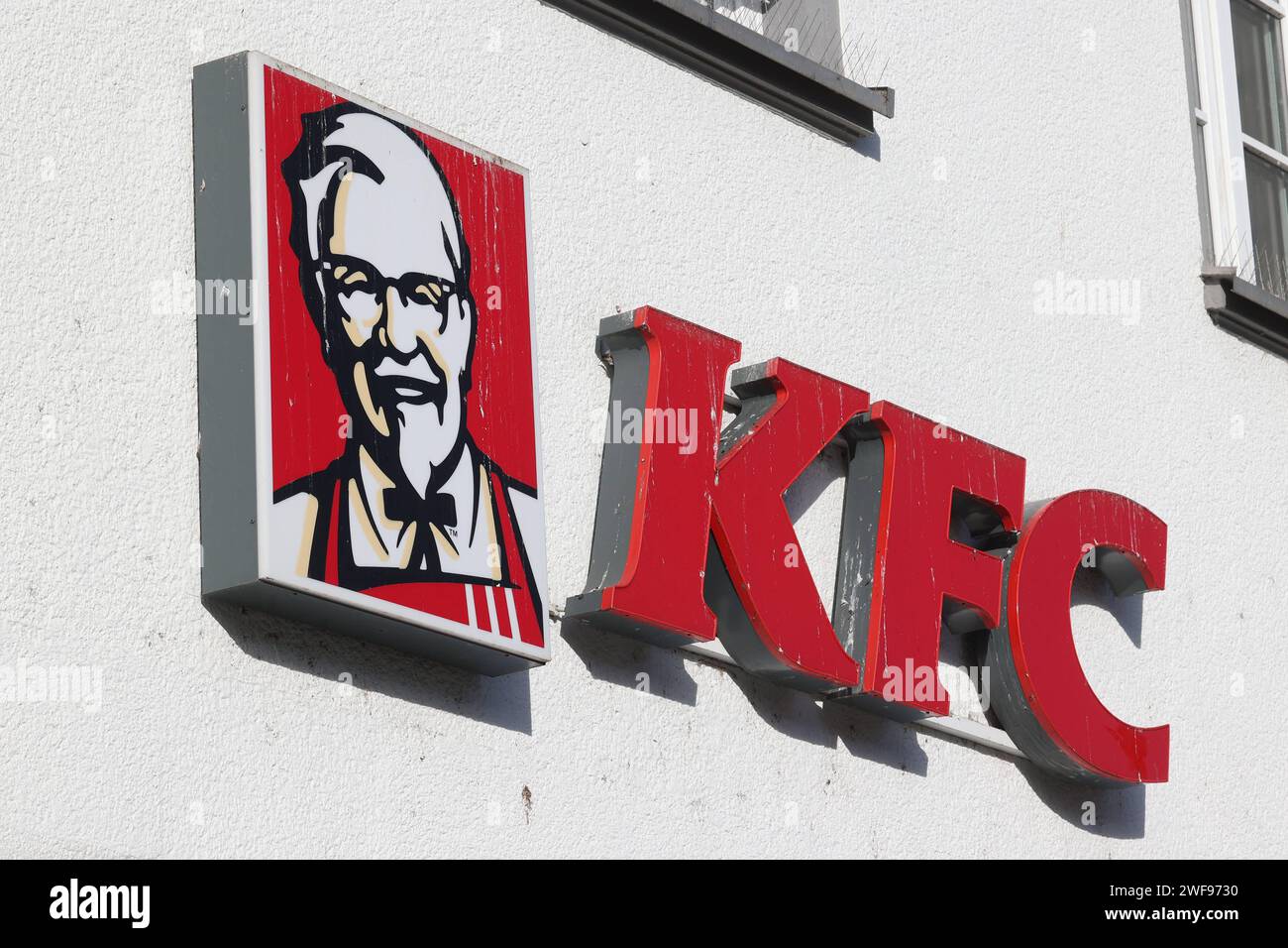Eine Filiale der Fastfood Kette KFC. Kentucky Fried Chicken am 29.01. ...
