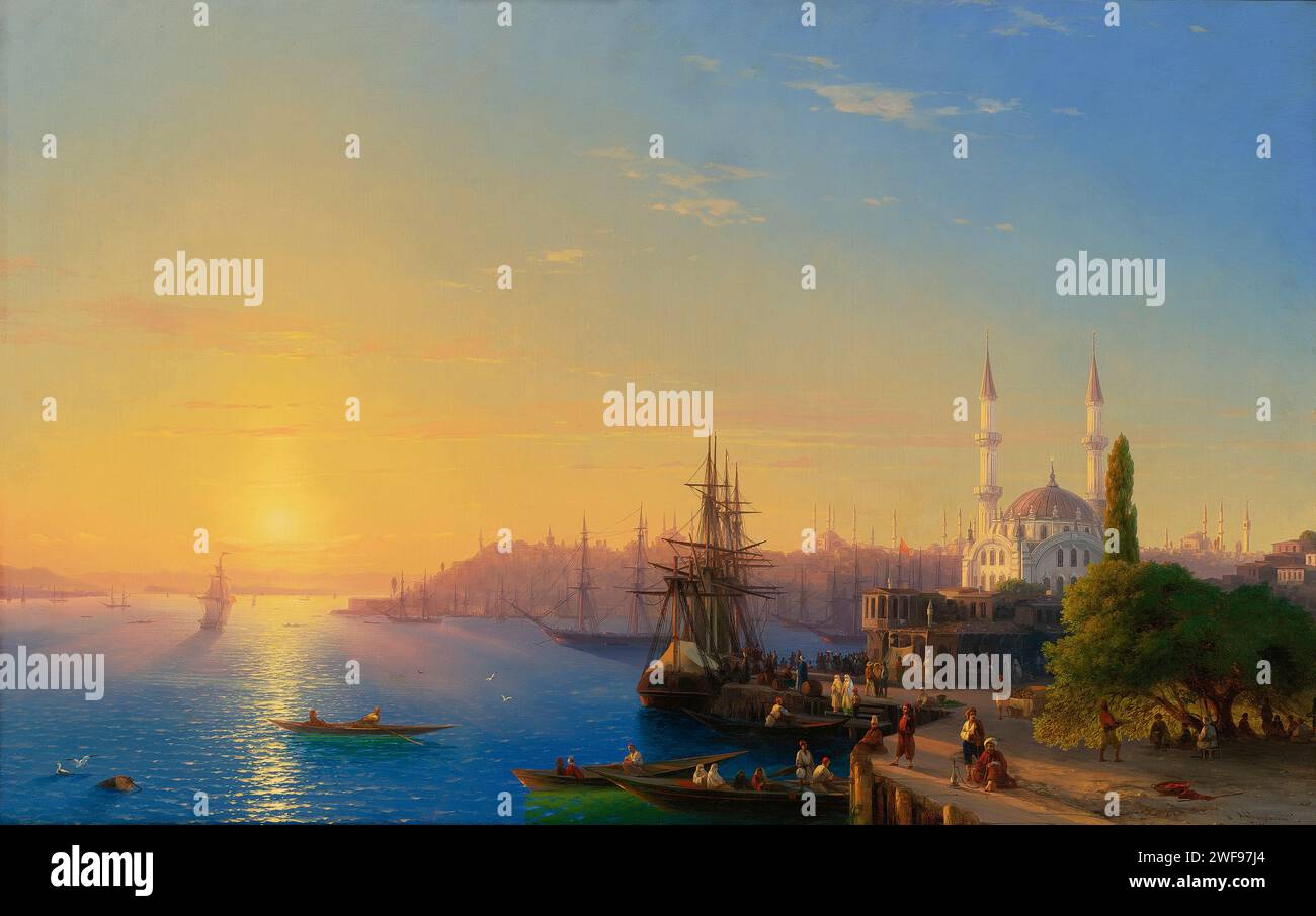 Aivazovsky view of constantinople hi-res stock photography and images ...