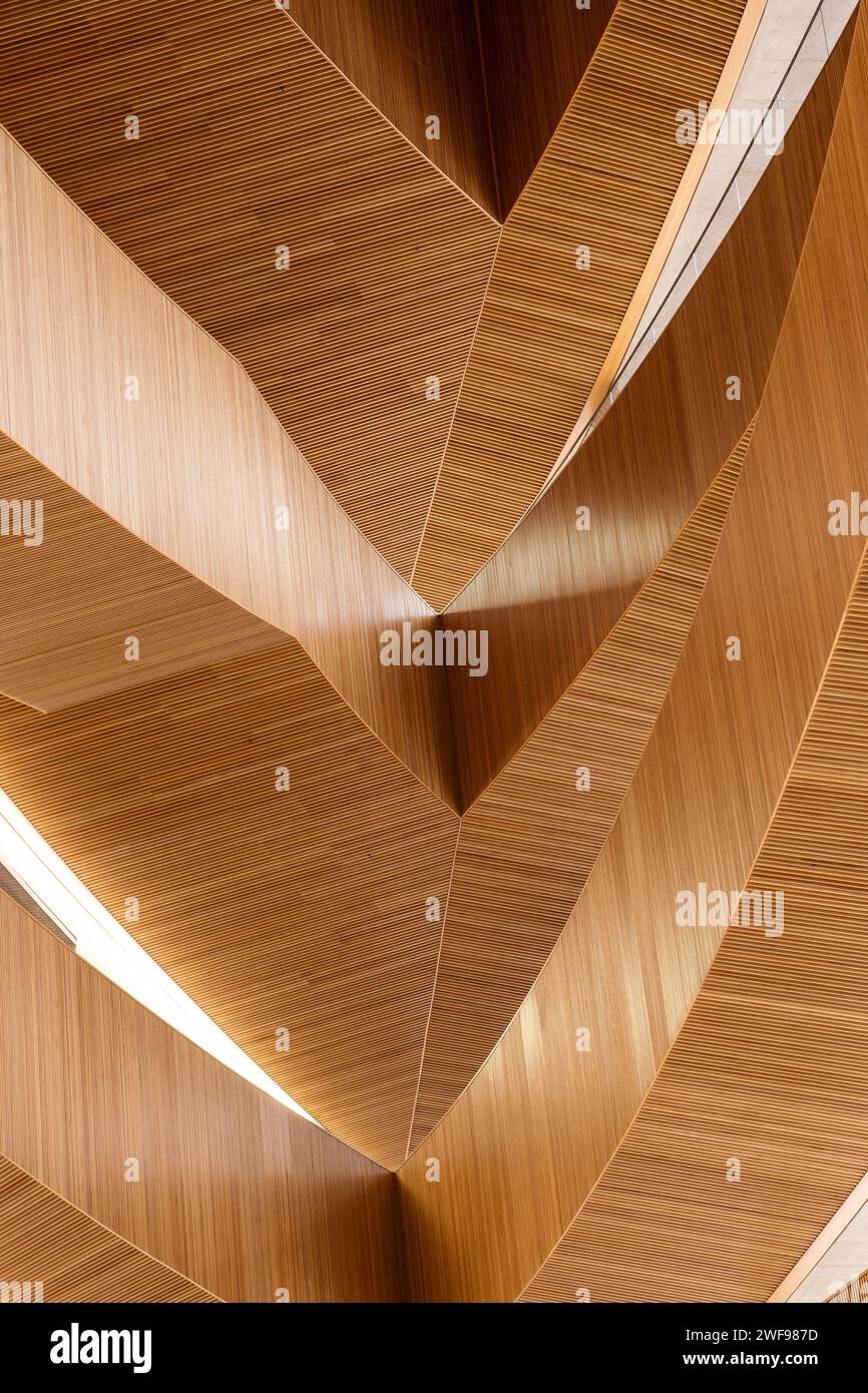 interior architecture, Calgary Public Library, downtown location Stock ...