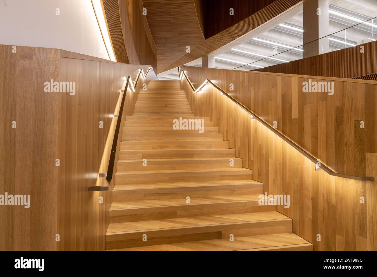 interior architecture, Calgary Public Library, downtown location Stock ...