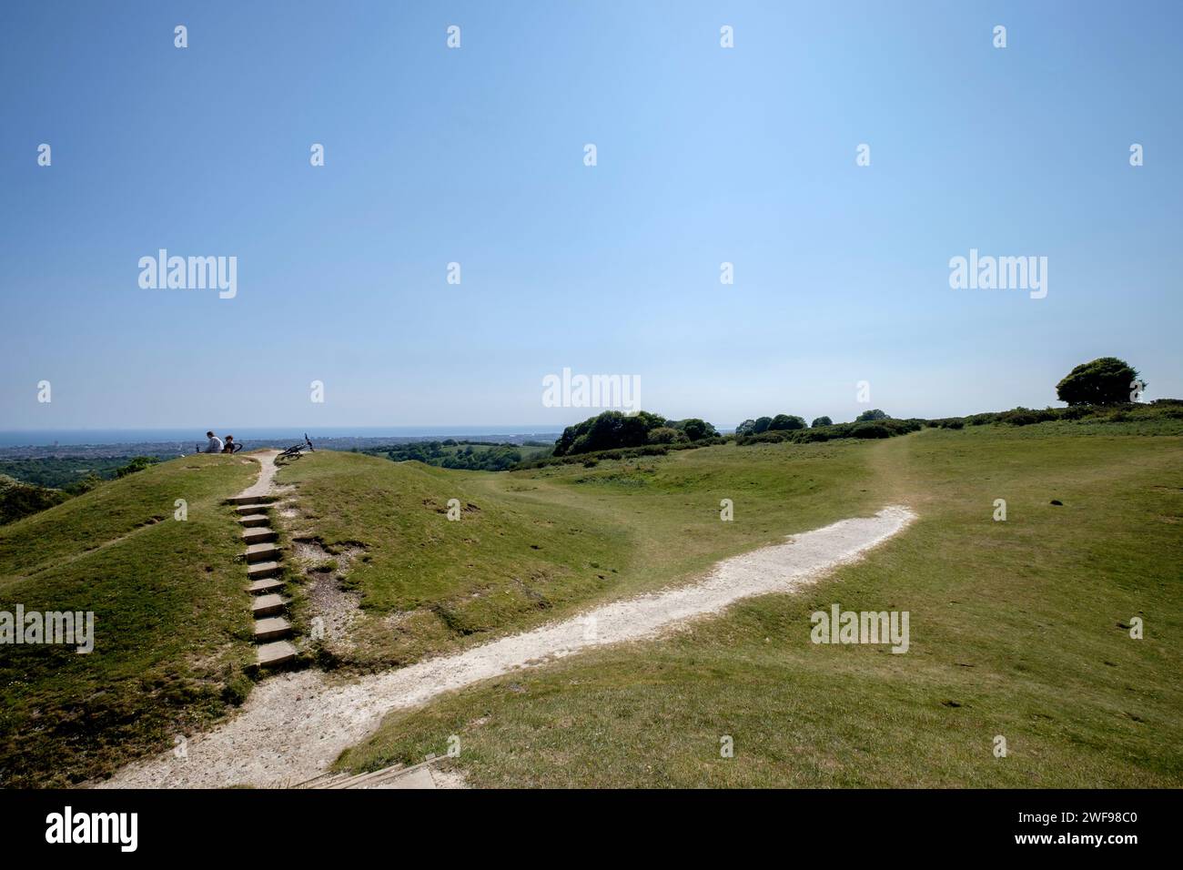 Cissbury Ring Neolithic flint mine and Iron Age Hill Fort West Sussex ...