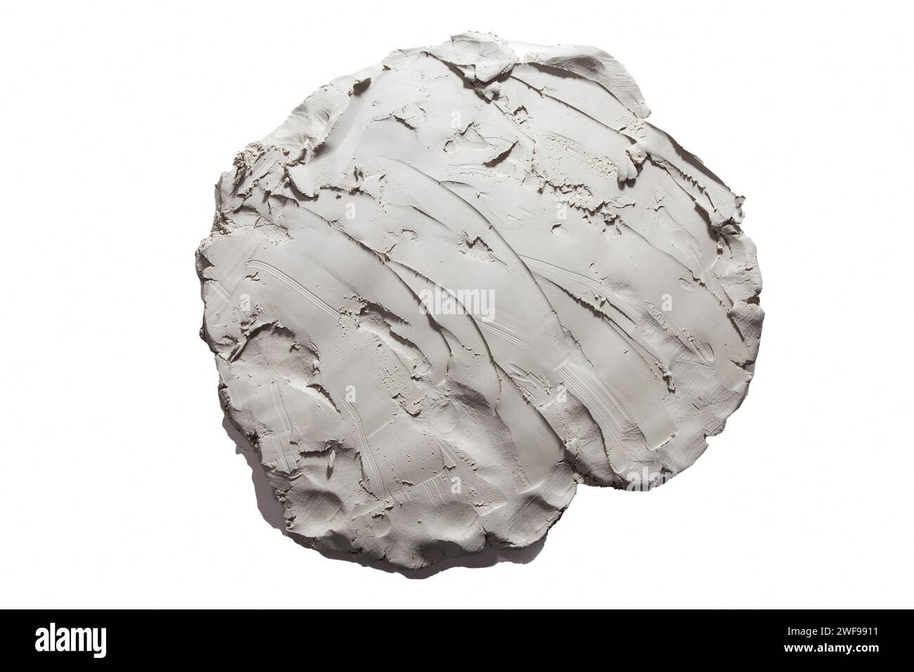 clay slab isolated on white background Stock Photo - Alamy