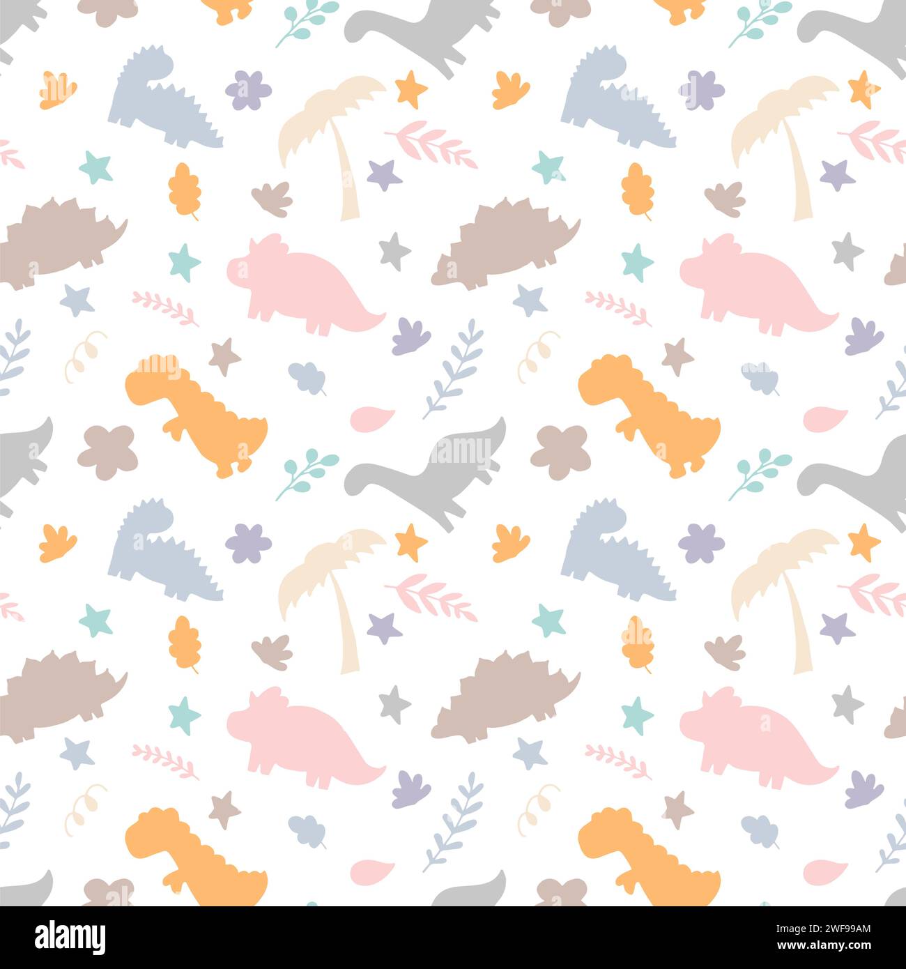 Dinosaur vector background hi-res stock photography and images - Alamy