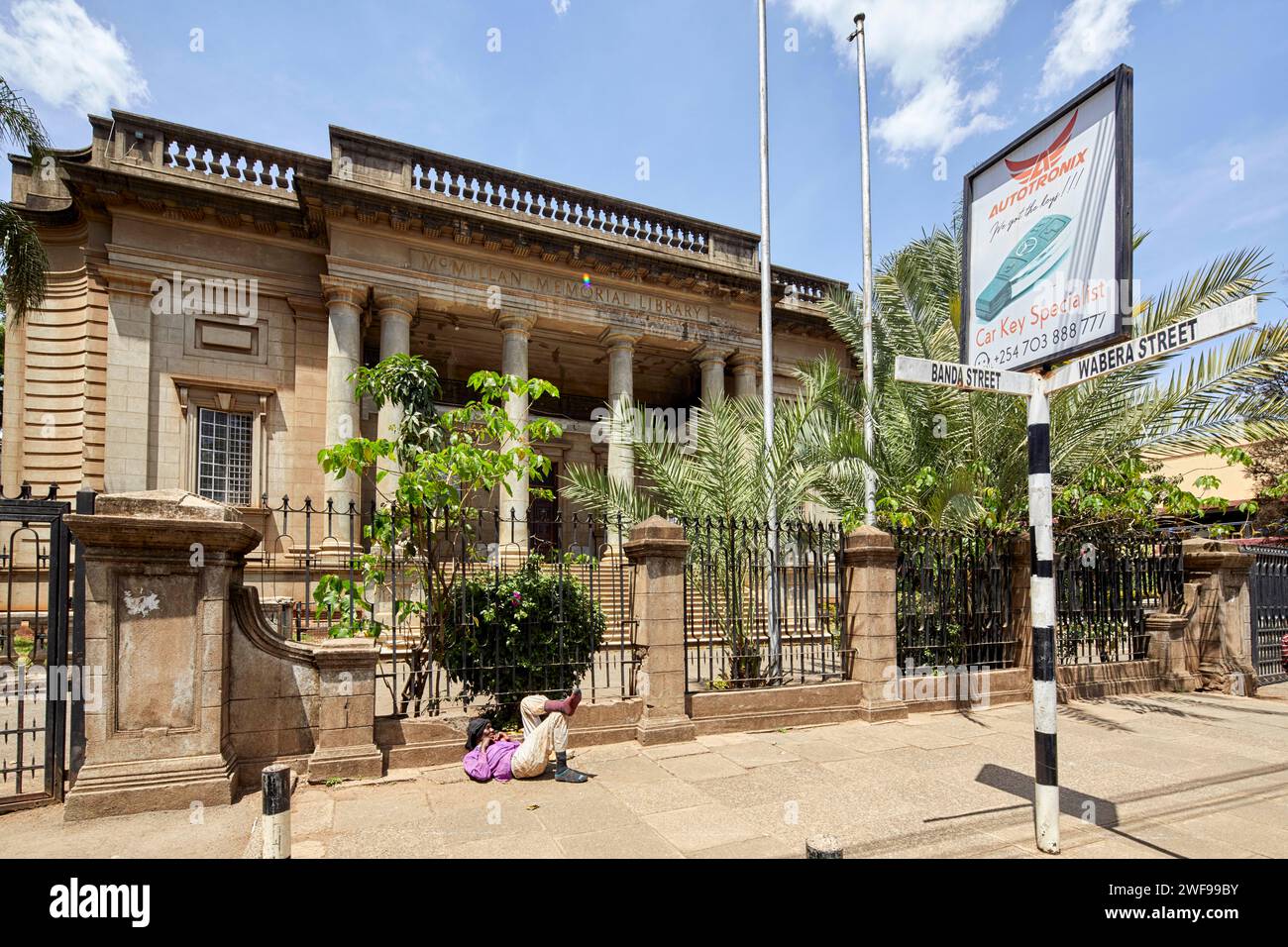 McMillan Memorial Library, Nairobi, Kenya, Africa Stock Photo - Alamy