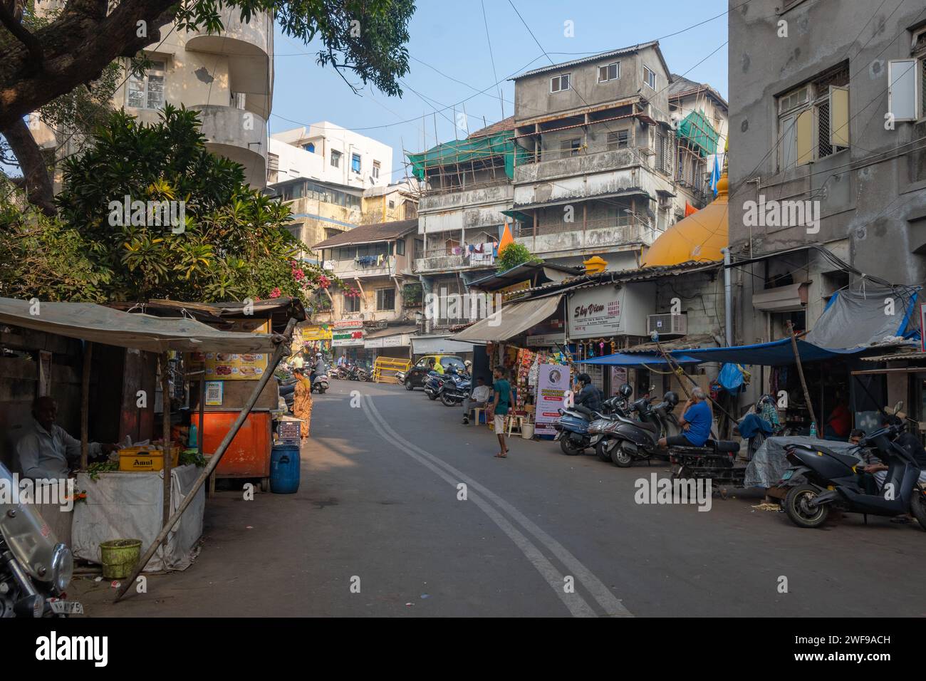 Mumbai, Maharashtra, India, Cityscape of residential area of Mumbai ...