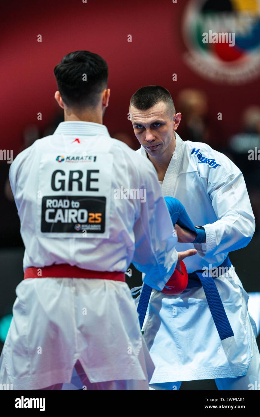 Valerii CHOBOTAR of Ukraine and Konstantinos MASTROGIANNIS of Greece ...