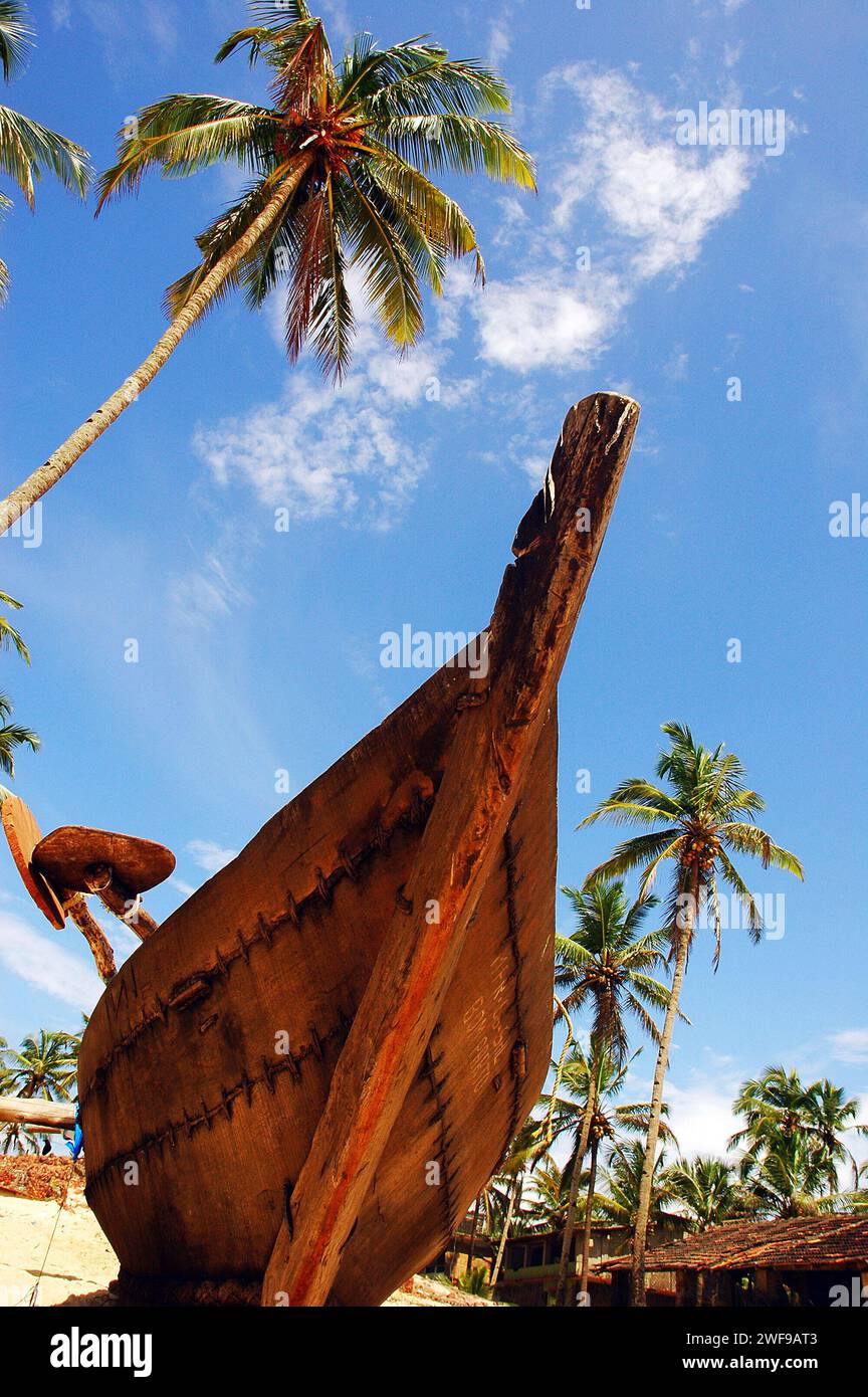 Colva Beach spans about 2.5 km along a sandy coastline of approximately ...