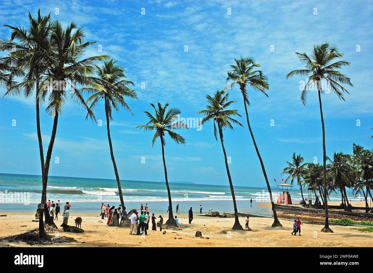 Anjuna Beach. The beaches of Goa are the perfect destination for a ...