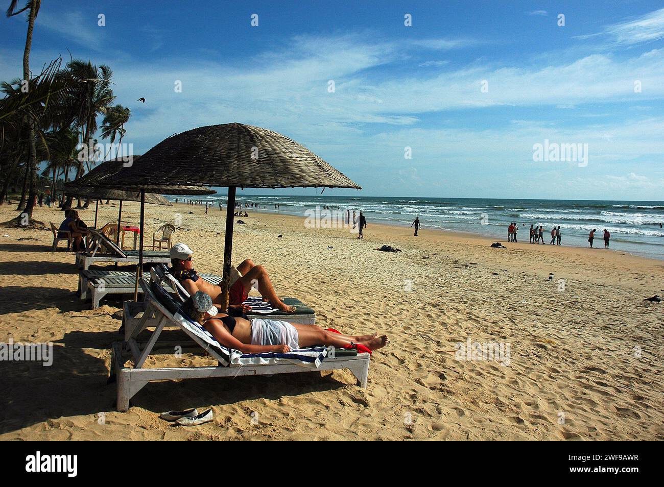 Anjuna Beach. The beaches of Goa are the perfect destination for a ...