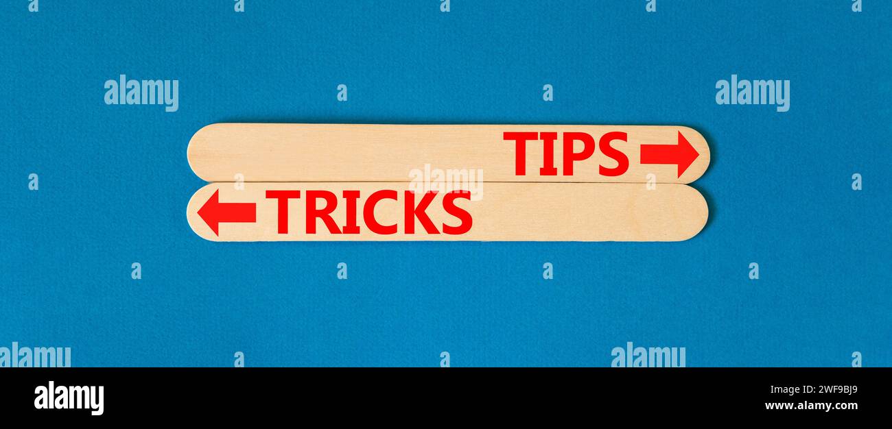 Tips and tricks symbol. Concept word Tips and tricks on beautiful ...