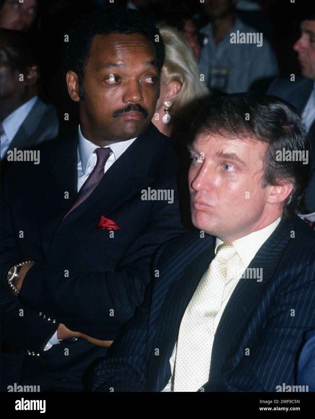 Donald Trump, Jesse Jackson, 1992. ph: John Barrett/PHOTOlink/Courtesy ...
