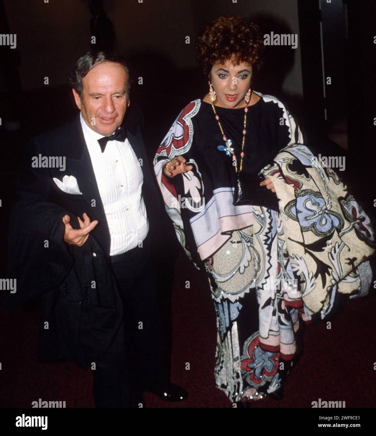 Victor Luna, Elizabeth Taylor, 1984. ph: John Barrett/PHOTOlink ...