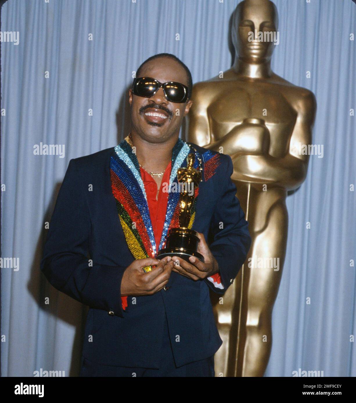 Steve Wonder, 1985. ph: John Barrett/PHOTOlink/Courtesy Everett ...